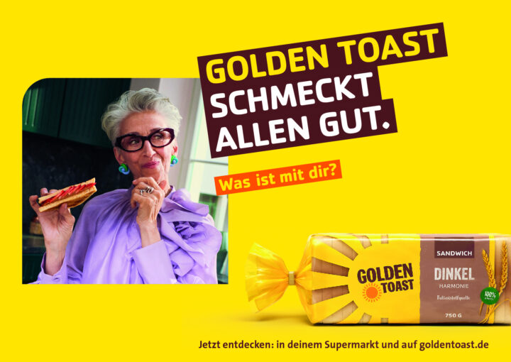 fischerAppelt | „NA NA NA NA NA NA, Golden Toast schmeckt allen gut”